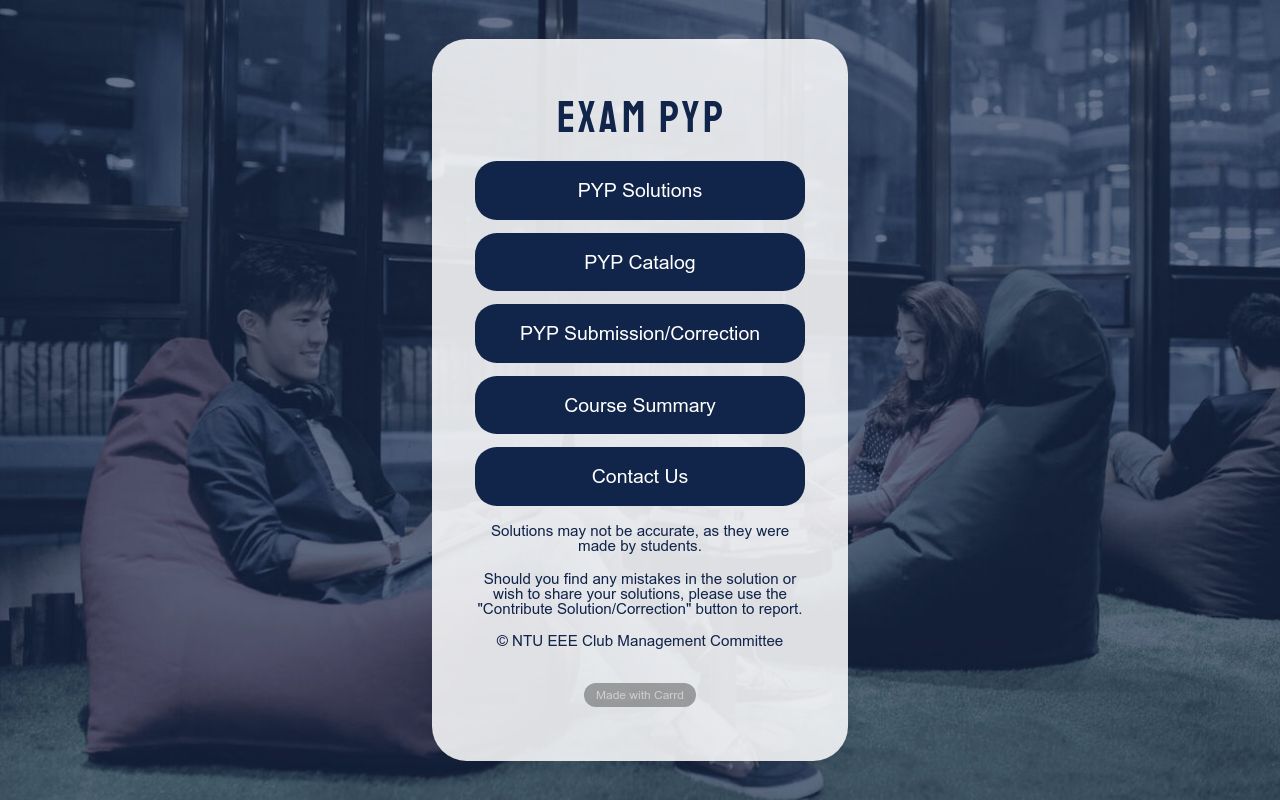 NTU EEE Club Past Year Paper